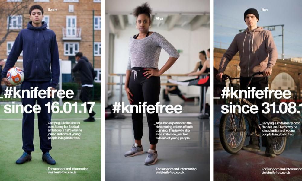 Home Office uses real-life cases in #knifefree ad…