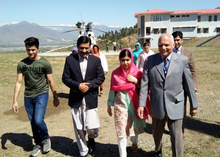 Malala lands in Swat, Pakistani district where she was…