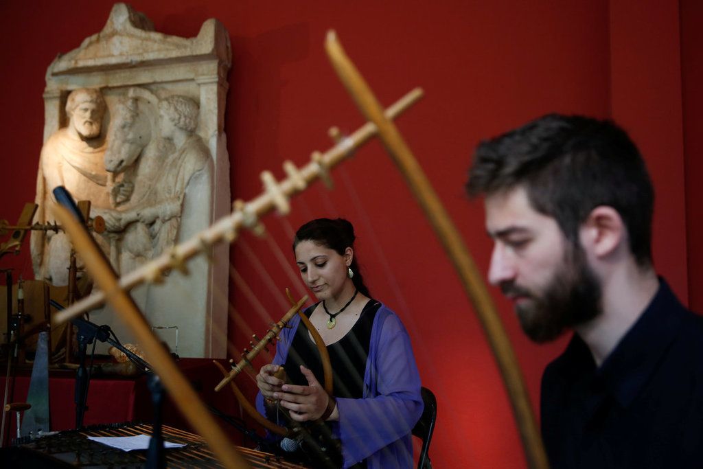 Ancient Greek sounds transfix audience in Athens