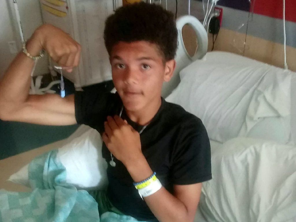 Boy who survived lightning strike says he 'feels like…