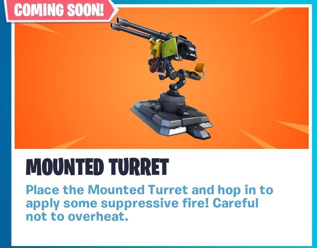 Fortnite's Epic New Mounted Turret Could Change The…