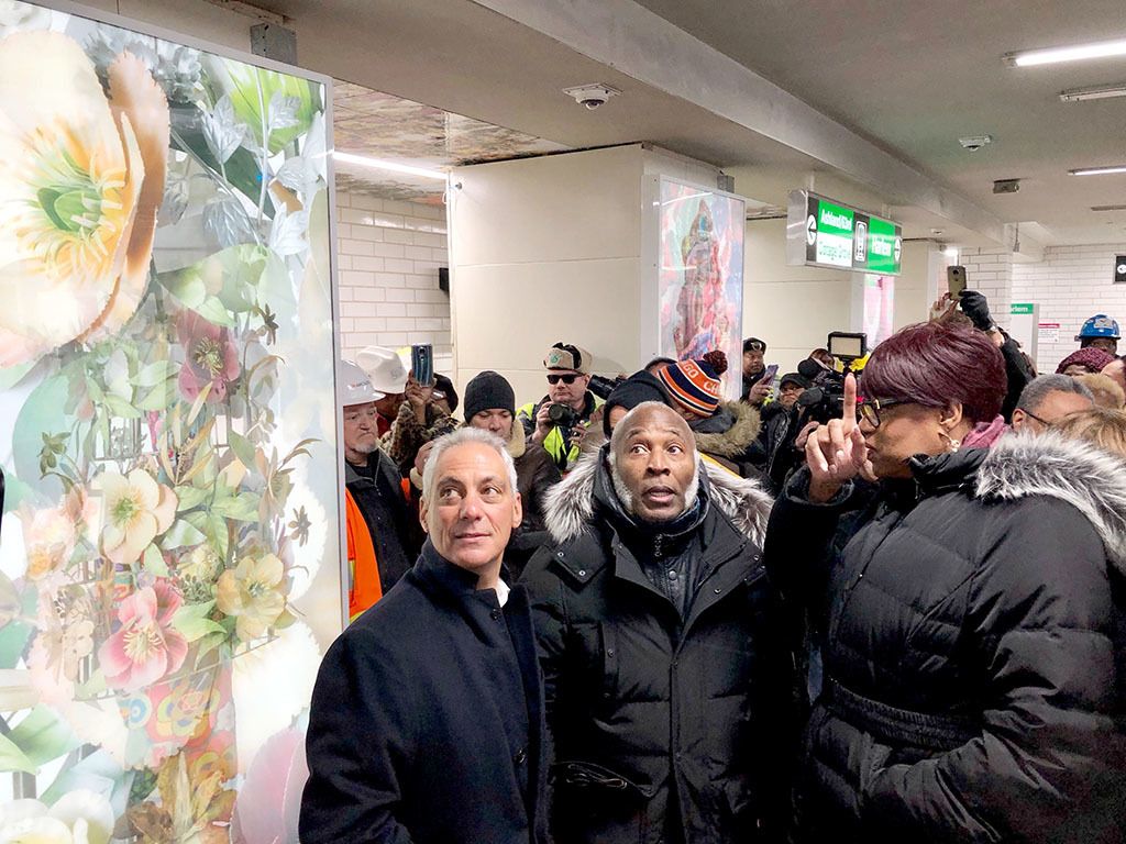 Garfield Green Line station facelift completed