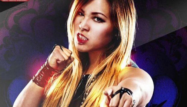 Former WWE star and model Zeda Zhang shines spotlight…