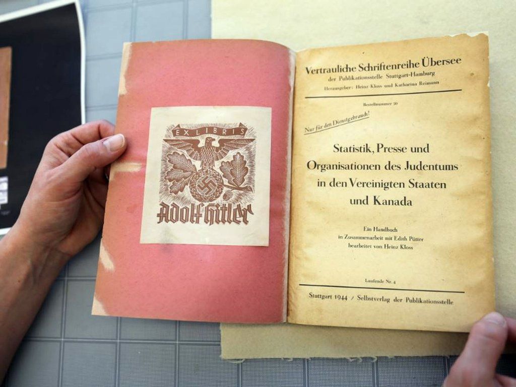 Rare book with Hitler's plans for Holocaust in America…