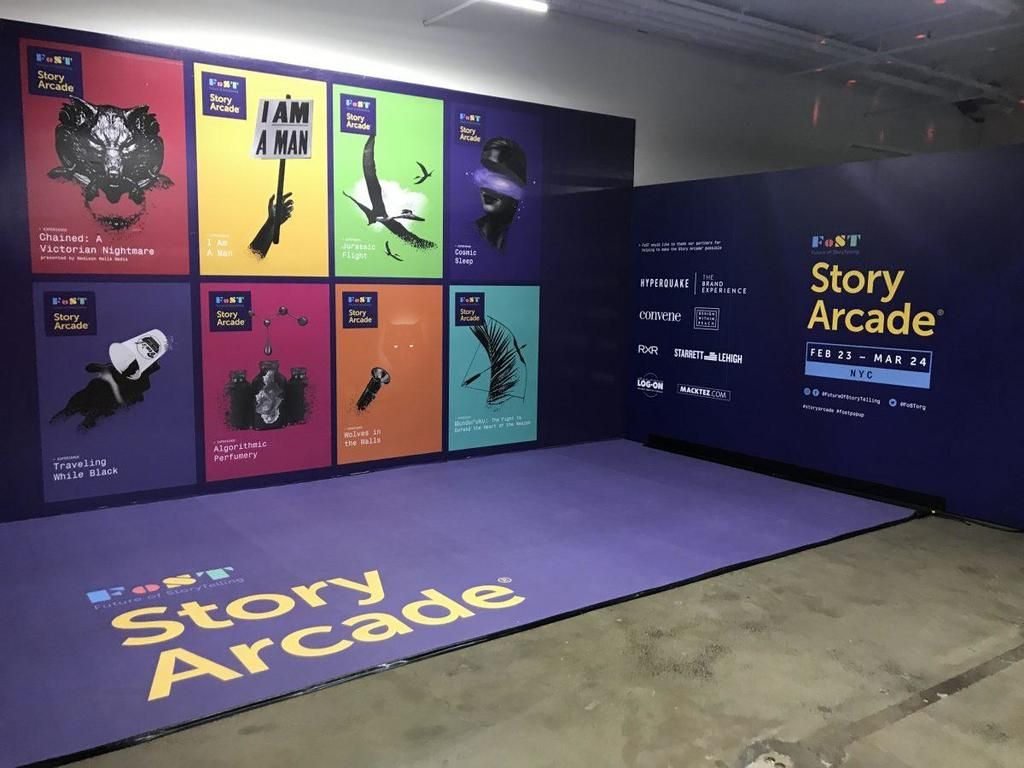 Future Of StoryTelling's Story Arcade Pop-Up Brings…