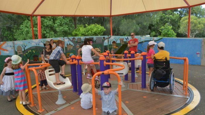 Push for inclusive playground designs that allow…