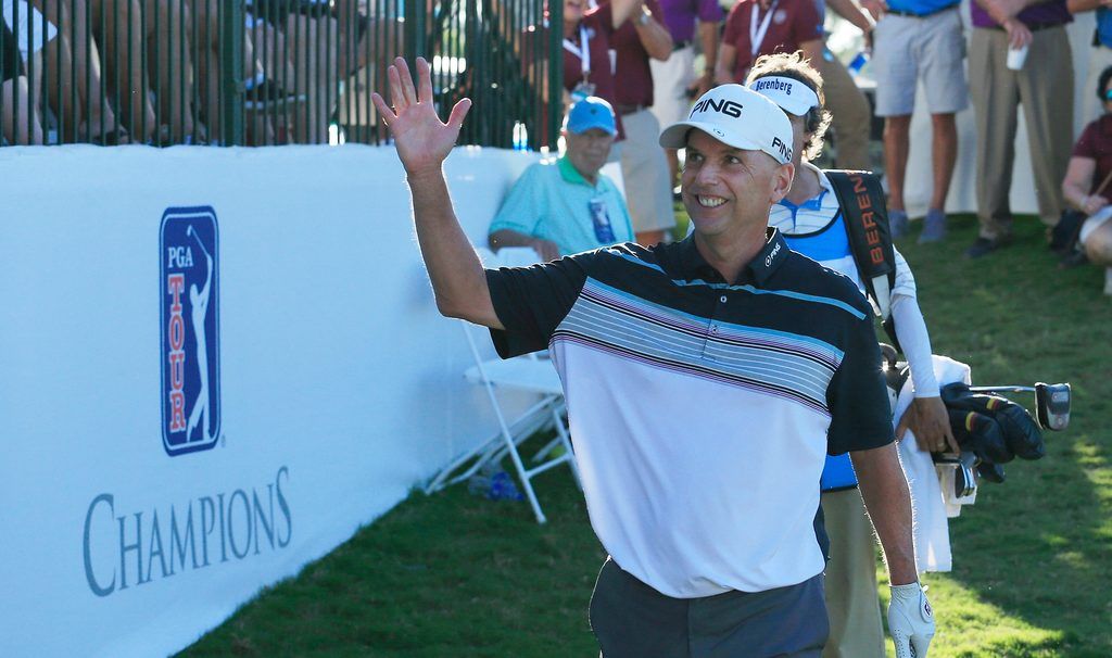 PGA Tour Champions: Kevin Sutherland wins in…