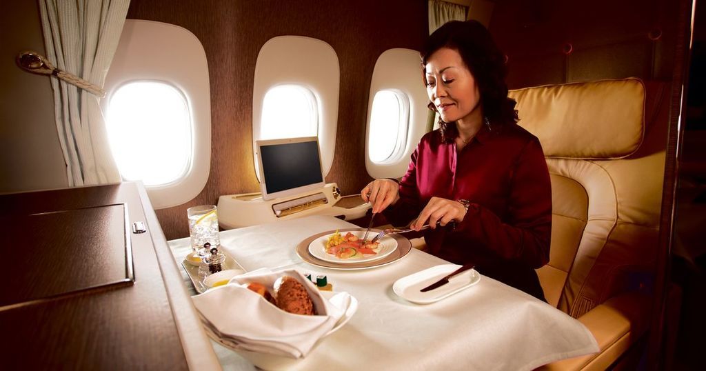 Inside Emirates' First Class cabin as it's named best…