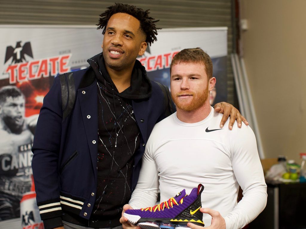 LeBron James gave Canelo Alvarez a pair of ‘Martin’…
