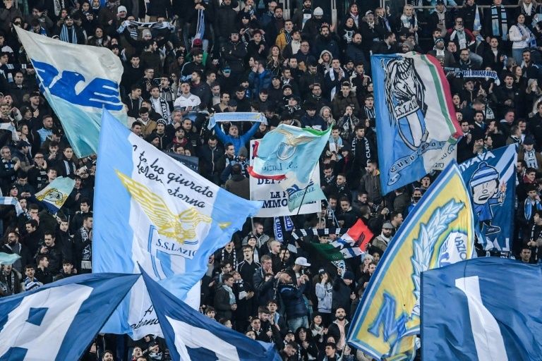 Pro-Mussolini banner displayed ahead of Lazio v Milan…