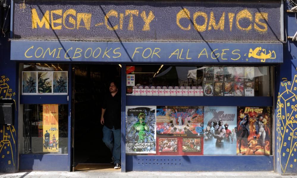 Why are comics shops closing as superheroes make a…
