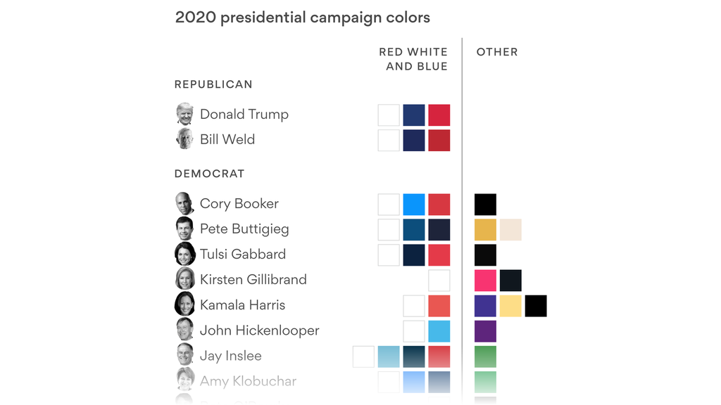 2020 campaign websites, color palettes and logos are…