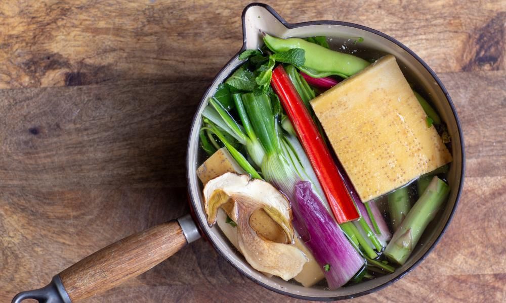 Introducing the parmesan rind 'stock cube'