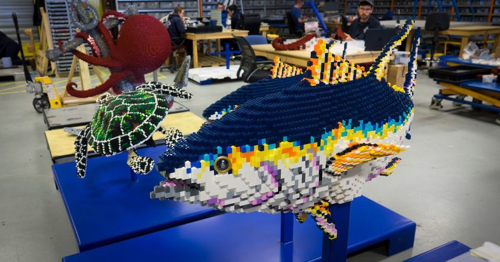 See some of the awesome, world-exclusive giant Lego…