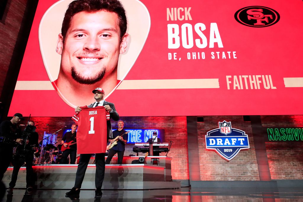 Nick Bosa, Deebo Samuel wear 49ers uniform for first…