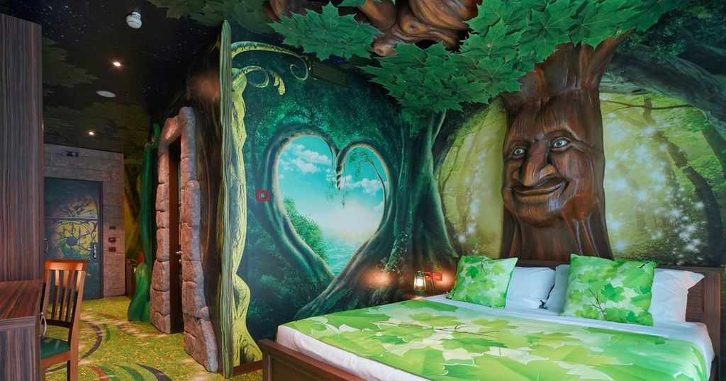 Inside the £17million fairytale-themed hotel with…
