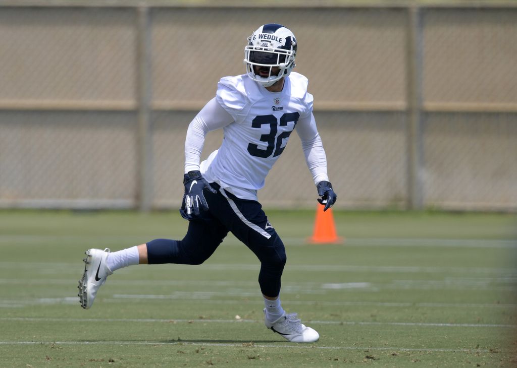 First look at Eric Weddle, newest Rams in uniform at…