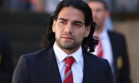 Manchester United’s Louis van Gaal tells Radamel…