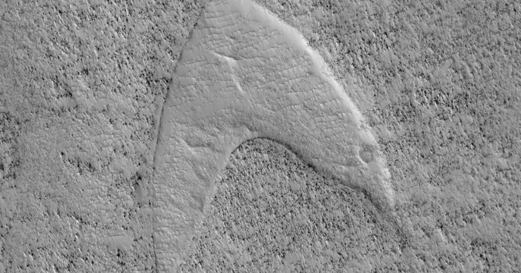 Star Trek Starfleet logo spotted on MARS - scientists…