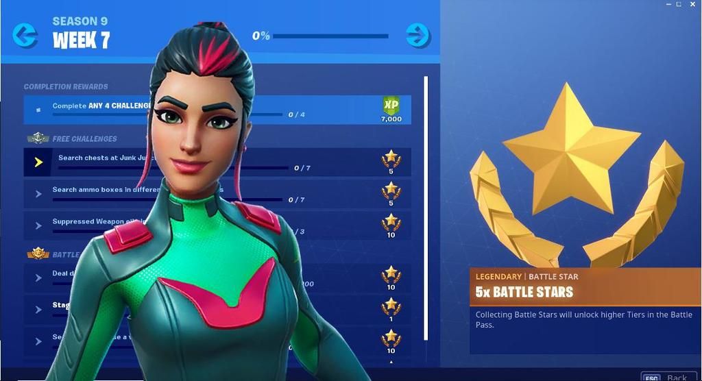 Here’s The 'Fortnite' Season 9, Week 7 Challenge List…