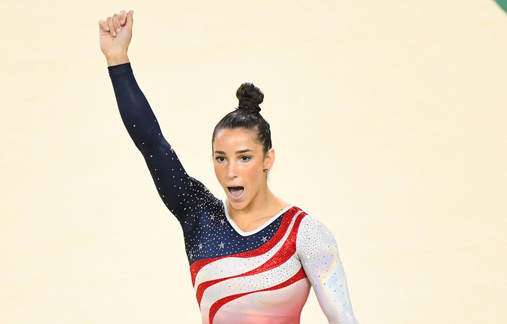 5-year-old gymnast performs Aly Raisman’s routine with…