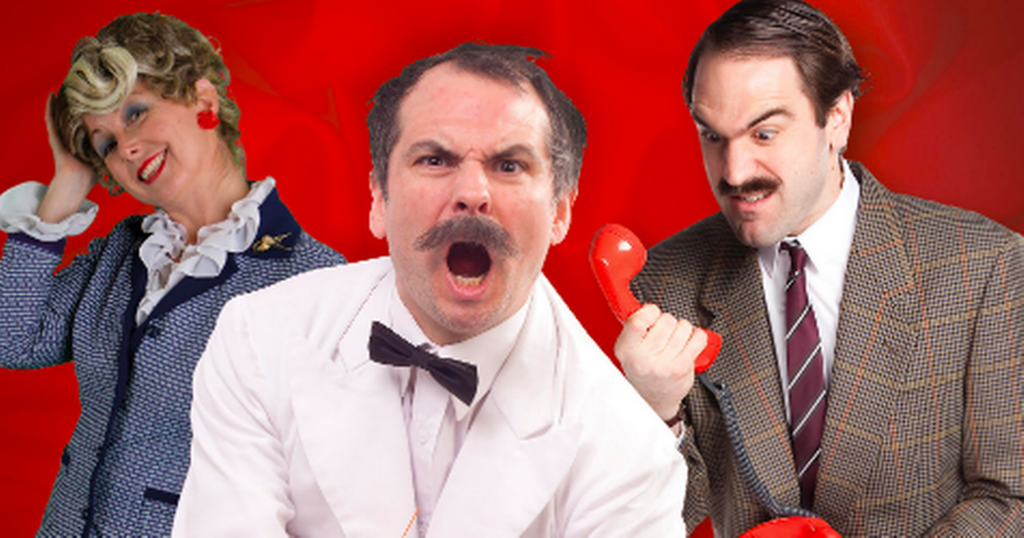 Meet Basil, Sybil and Manuel as 'Faulty Towers' dining…