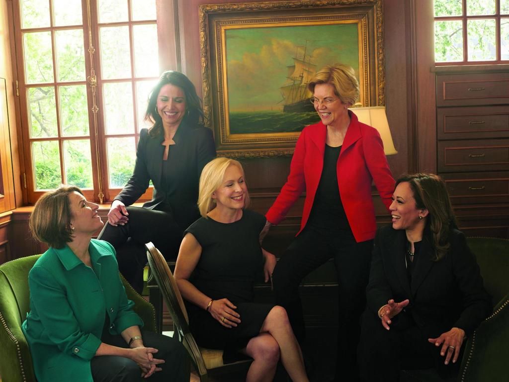 Five female presidential candidates photographed by…