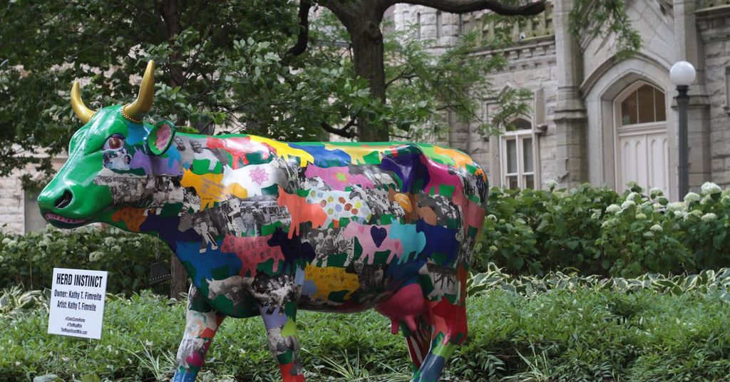 Holy cow! The famous Chicago cows are back in town