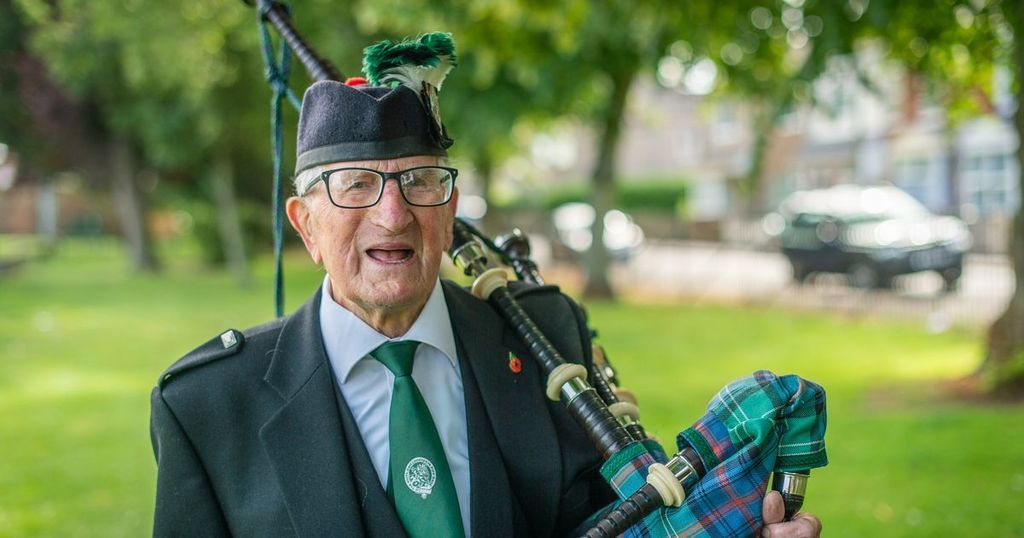 OAP thought to be world's oldest piper still going…