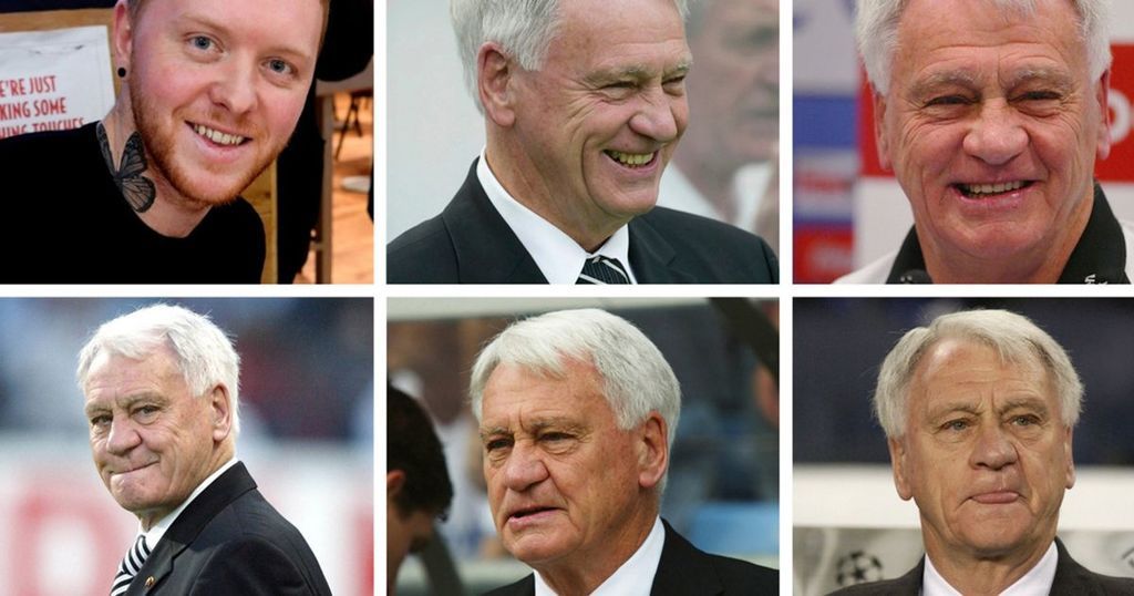 This Bobby Robson portrait is made up of 2,000…