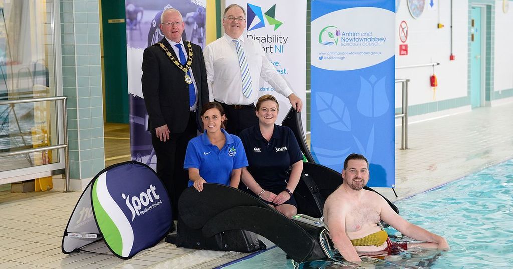 Disability access to Co Antrim swimming pools…