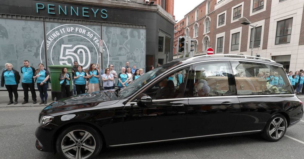 Primark staff honour company founder as funeral…