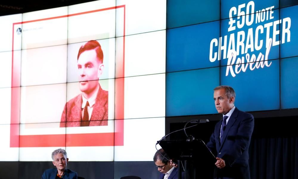 Alan Turing to feature on new £50 banknote