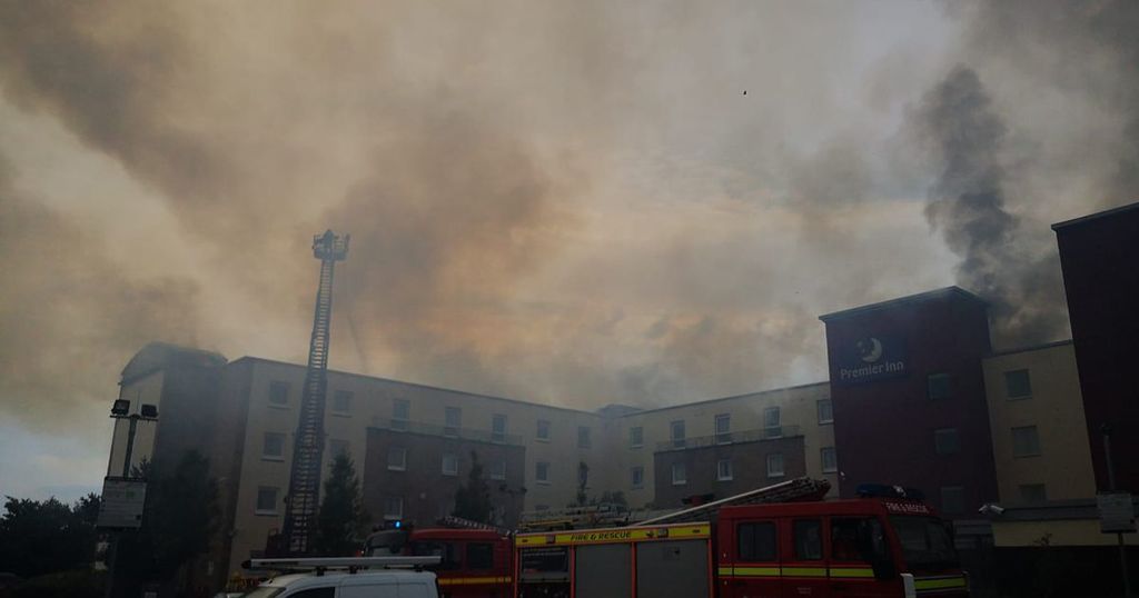 Premier Inn fire at Cribbs Causeway: Police declare…