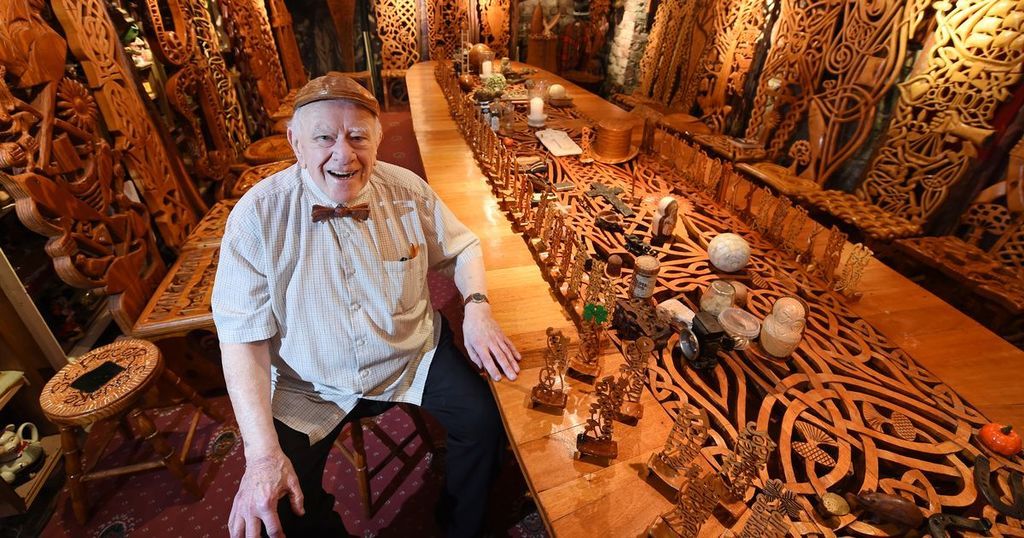 Inside carpenter's amazing 300-strong wooden chair…