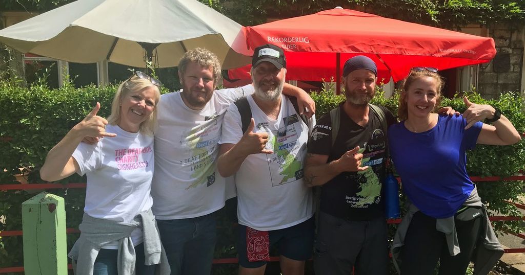 Deaf man from Arnold walks length of Britain to…