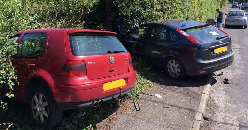 Photos of A38 crash released by emergency services