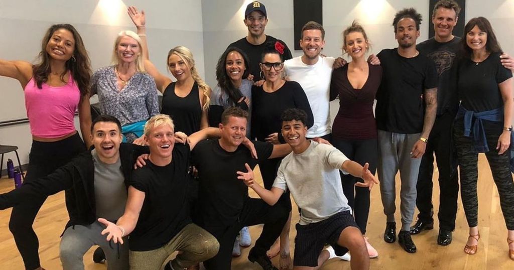 Strictly stars pose for first group photo as…