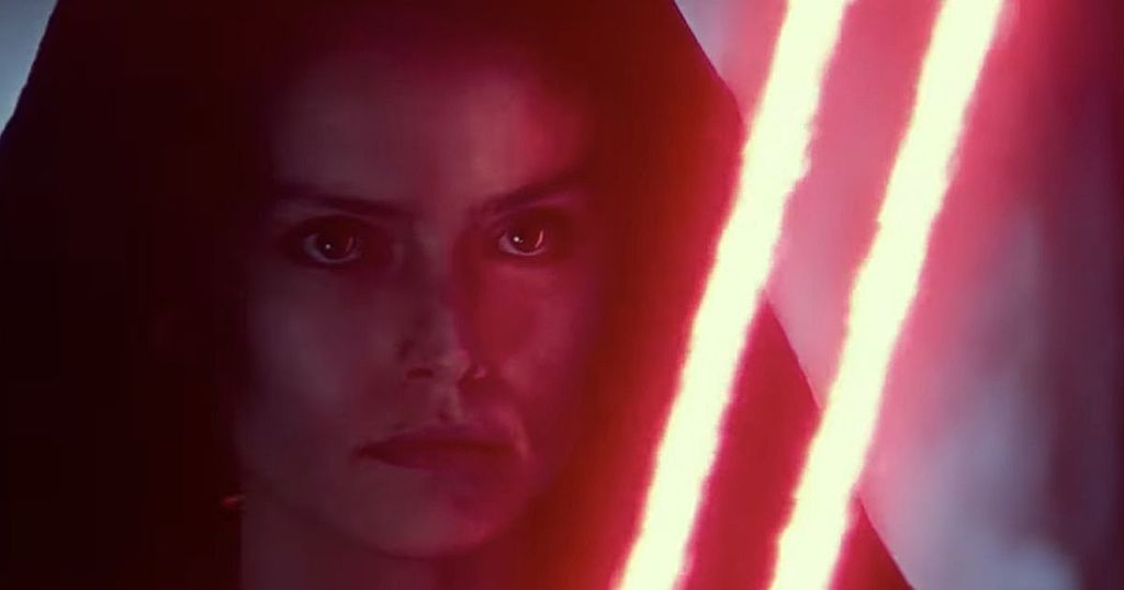 Star Wars 9 footage reveals 'evil Rey' in new D23 look…