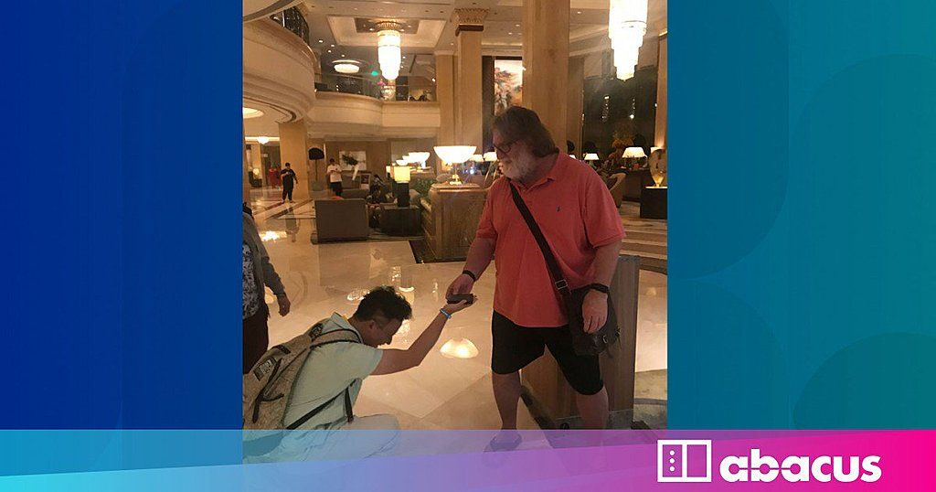 Steam boss Gabe Newell is a viral star in China