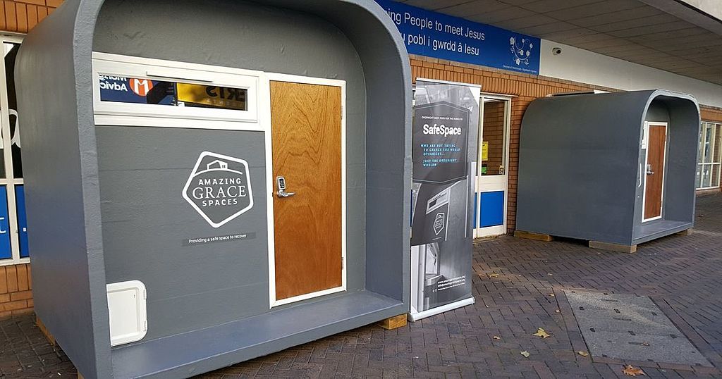 Homeless pods designed to keep rough sleepers safe…