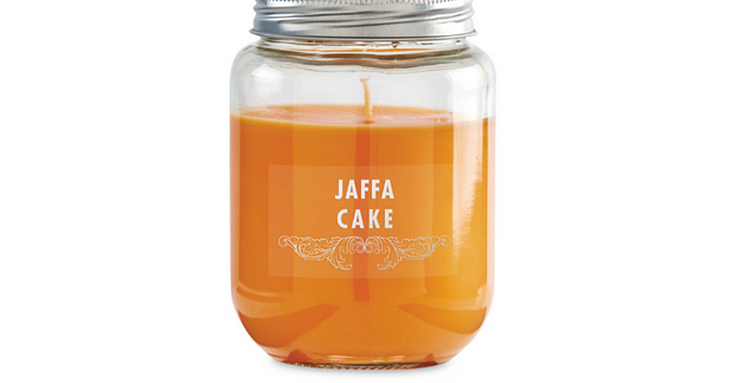 Jaffa Cake scented candles are now available at Aldi