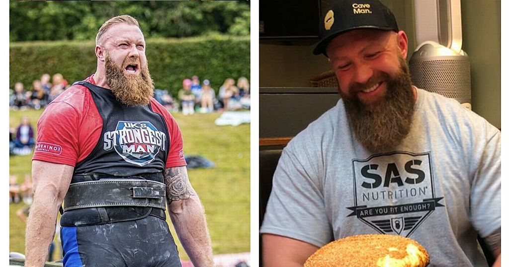 This is one of Scotland's strongest men... and he eats…
