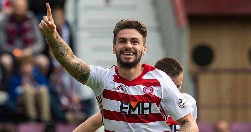 Hamilton striker George Oakley aims to fire his side…