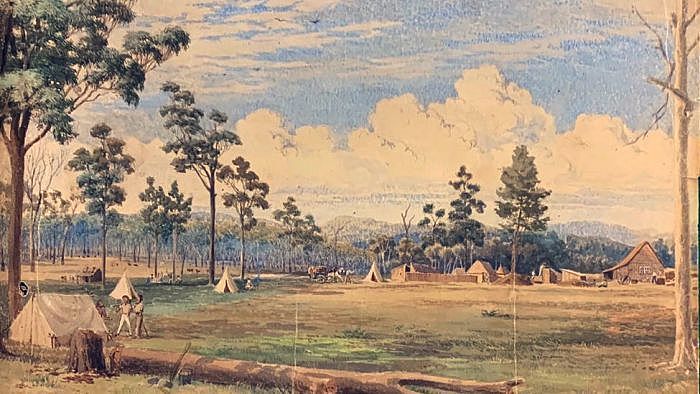 Rare colonial painting by Colonel William Light…