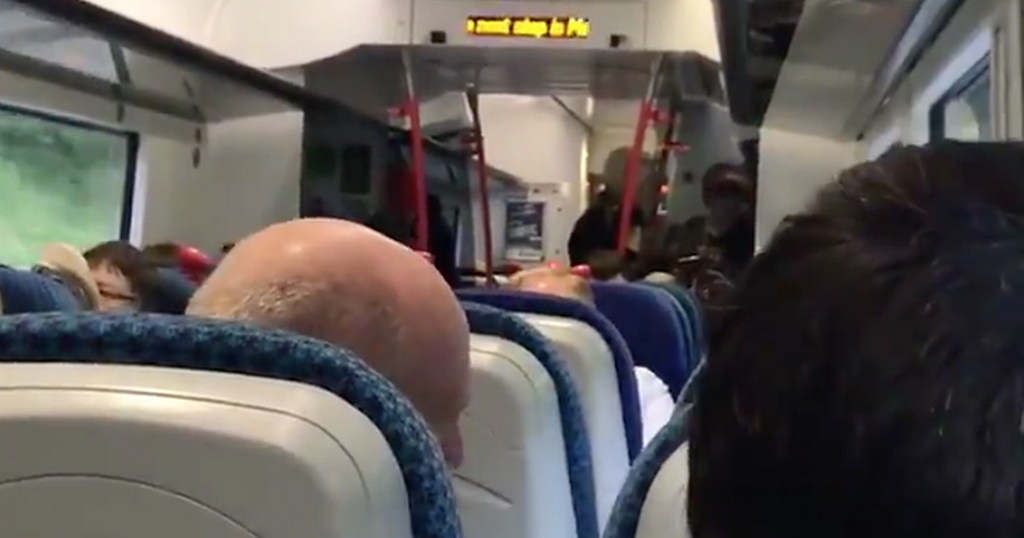 Translink train conductor's moving message for…