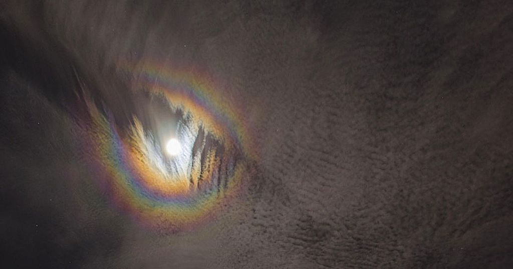 NASA reveals incredible image of circular rainbow…