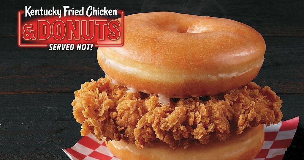 KFC is now selling a donut fried chicken sandwich