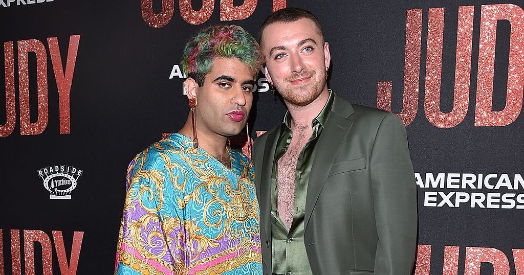 Sam Smith and Alok Vaid-Menon arrive at glamorous…