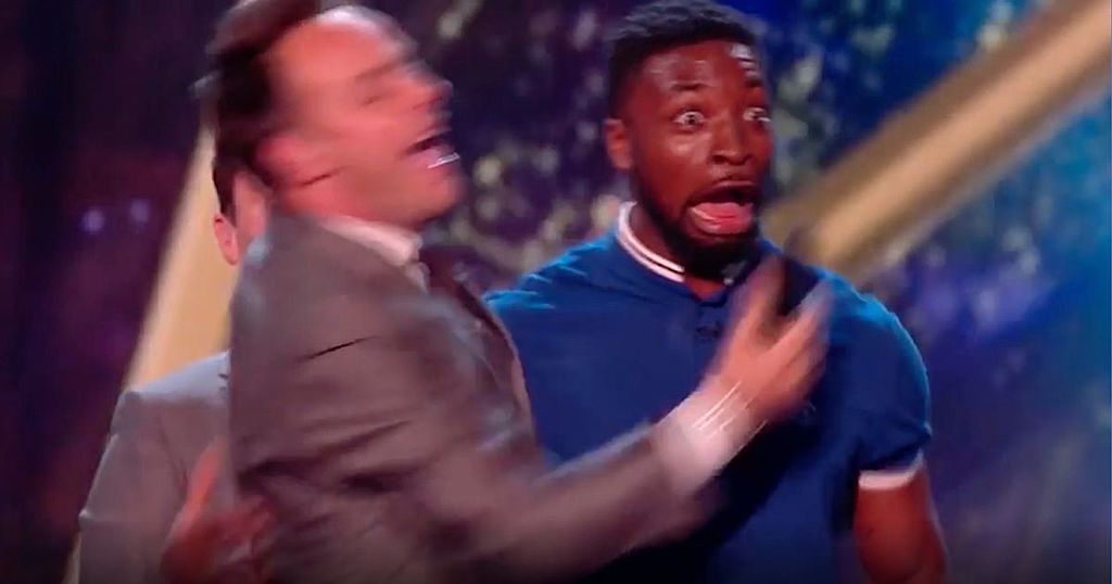 BGT fans cry with laughter as Ant McPartlin licks…